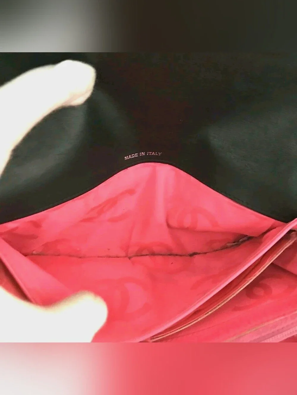 CHANEL | Bags | Authentic Chanel Combon Line Lambskin Long Bifold ...